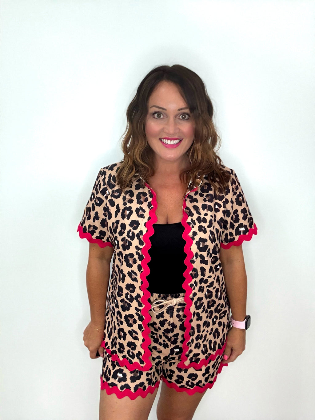 Leopard Ric Rac Shorts – Dana's Dream Boutique